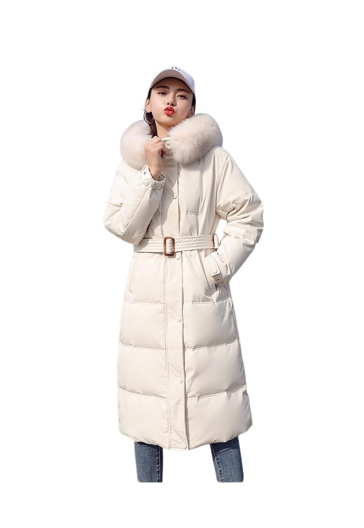 Amazon.co.jp: ダウンコート ダウン90% フレディース ロング フード