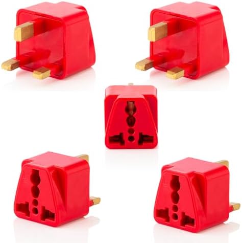 Hi-PLASST G-Type UK Adapter (Pack of 5) Universal Socket for UK/London ...