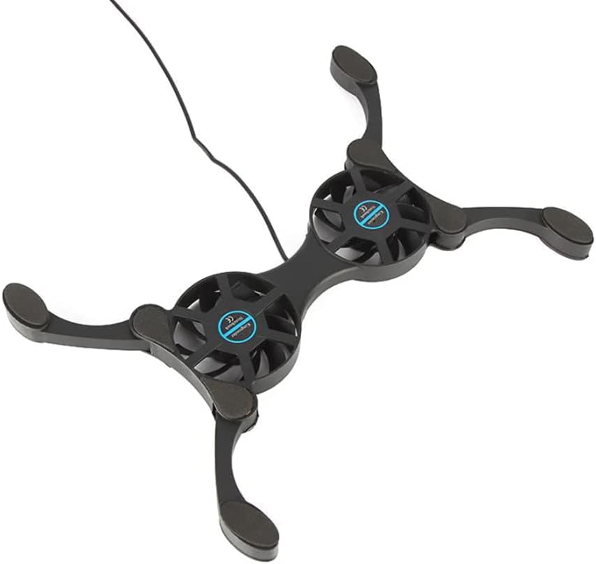 Amazon.com: THE PERFECT PART Dual USB Cooling Fan Pad Foldable Slim ...