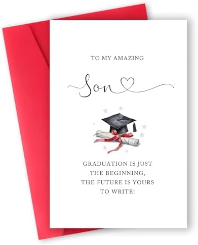 gerdiny Best Son Graduation Gift from Parents, Funny Congratulations ...