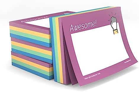 Ulassa Kudos Sticky Notes with Motif - English - 200 Sticky Notes (4 x ...