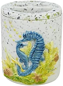 Amazon.com: Resin sea Turtles terrazzo Toothbrush Holder. Cute Smiley ...
