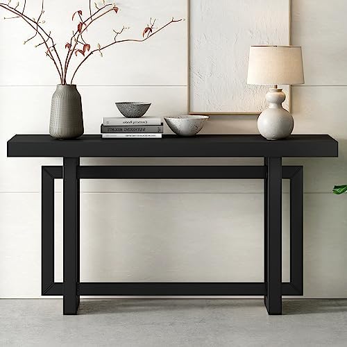 Amazon.com: Merax Wood Entryway Console Table, Modern Line Frame with ...