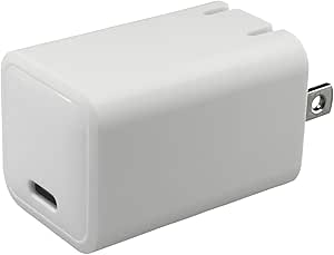 Amazon.co.jp: GOPPA ゴッパ GaNIII搭載 PSE認証 65W USB-C PD対応充電器 15V4A対応 ホワイト ...