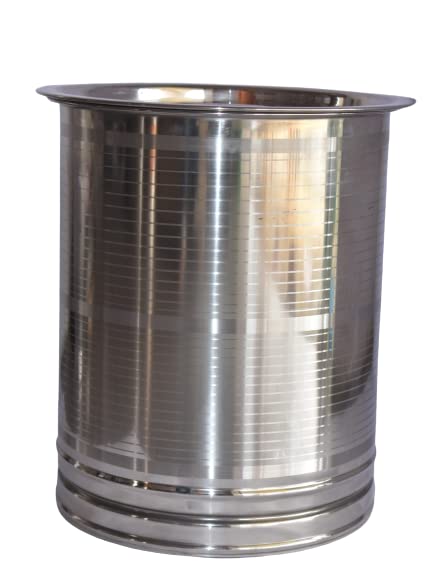 Buy IHH Large Heavy Stainless-Steel Container 30 Ltrs Storage Dabba ...
