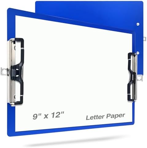 Amazon.com : Aluminum Metal Clipboard Sturdy Stainless Hangable with ...