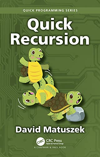 Quick Recursion (Quick Programming) 1, Matuszek, David, eBook - Amazon.com Quick Recursion (Quick Programming) 1, Matuszek, David, eBook - Amazon.com