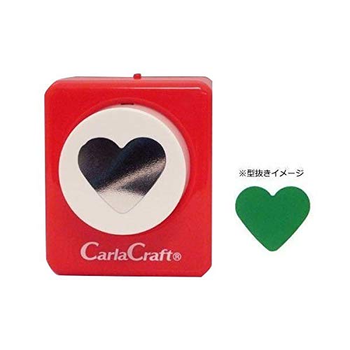 Amazon.co.jp: Carla Craft(カーラクラフト) ミドルサイズ クラフトパンチ ハート : 文房具・オフィス用品