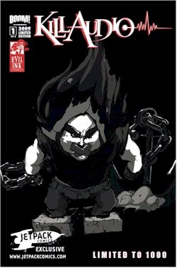 Kill Audio #1 Jetpack Comics Exclusive Variant Cover Claudio Sanchez ...