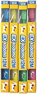 Amazon | DENT.EX kodomo／12M(混合歯列後前期・5～9歳)(イヌ)／4本入り | 大人用歯ブラシ 通販