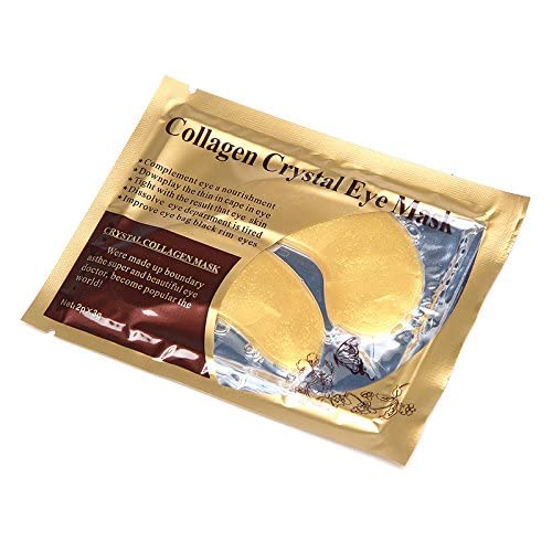 Amazon.com : 40 Pcs 24K Gold Crystal Collagen Eye Mask Dark Circle Eye ...