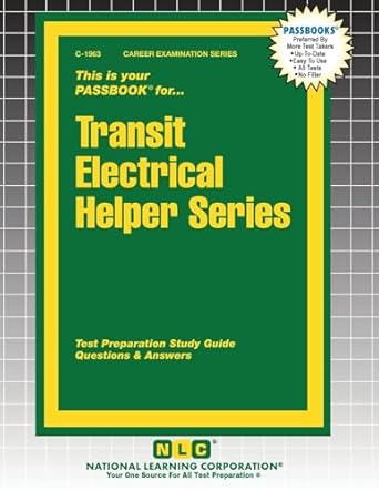 Transit Electrical Helper Series : Passbooks: Amazon.in: Books