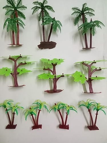Buy Plastic Mini Trees - Used in School Projects, Miniature Decoration ...