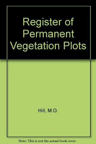 Register of permanent vegetation plots: unknown author: 9780904282863 ...