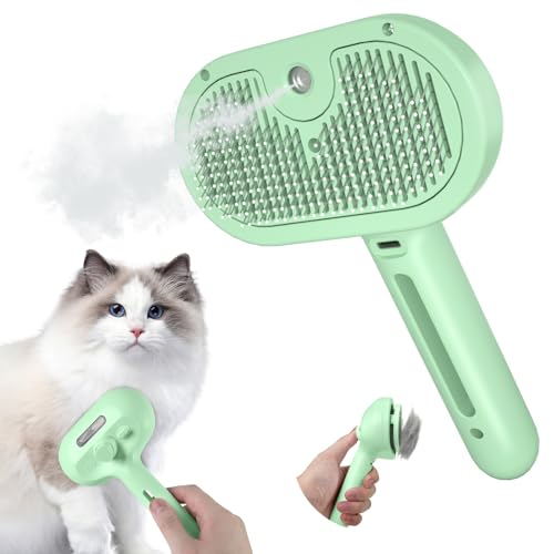 EvcgoX Cat Brush with Steam Spray Dog Brush with Water Tank for ...
