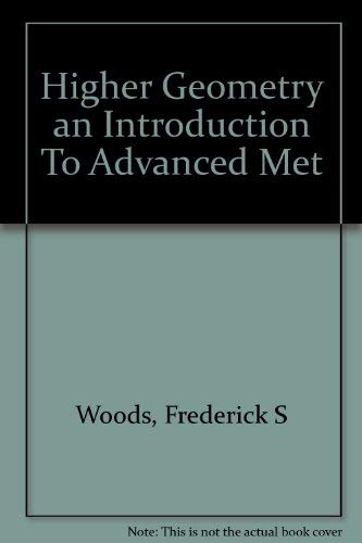 Higher Geometry an Introduction To Advanced Met | Amazon.com.br