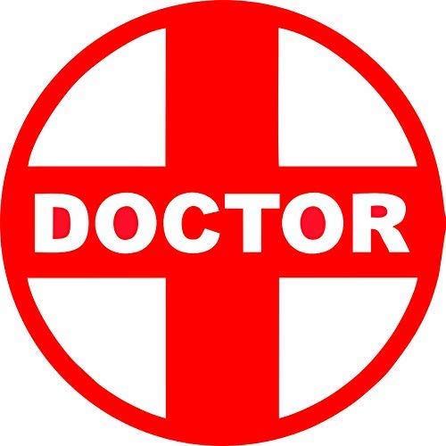 LYOMAN® car Sticker Vinyl Car Doctor Sign Logo Emblem Badge Sticker ...