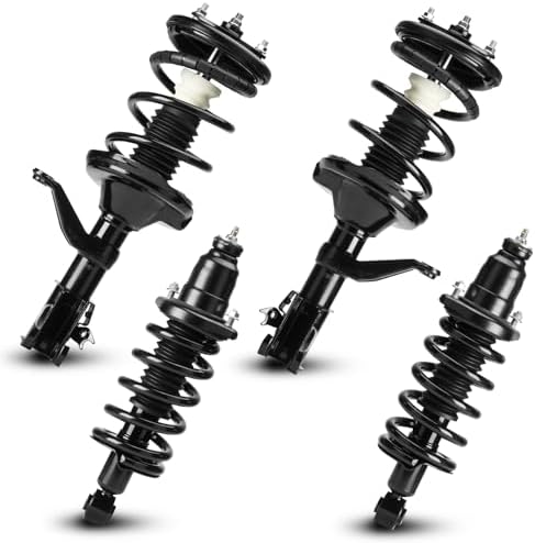 Amazon.com: Front & Rear Left Right Complete Strut Spring Shock ...