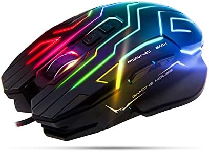 Amazon.in: Buy MFTEK Tag 1 2000 dpi LED Backlit USB Wired Gaming Mouse ...