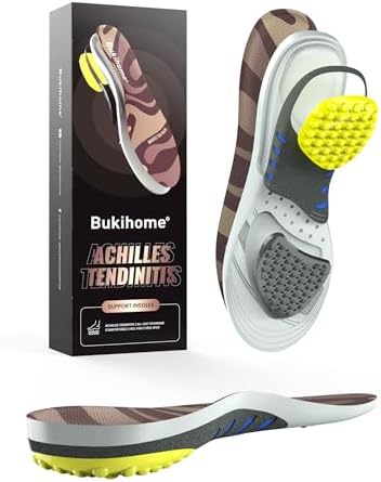 Amazon.com: Achilles Tendonitis Insoles for Men & Women – Heel Pain ...