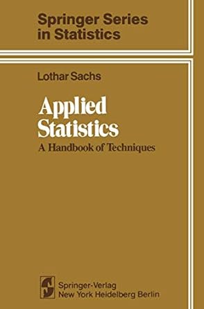 Buy Applied Statistical Methods (Springer Series in Statistics) Book Online at Low Prices in ...