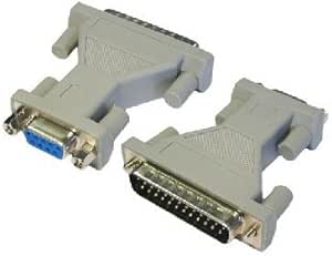 Cable-Core Serial Adapter 9 Pin Female to 25 Pin Male Convertor : Buy ...