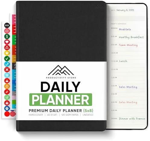 Amazon.com : Daily Planner 2026 (5" x 8") - The Ultimate Daily Workflow ...