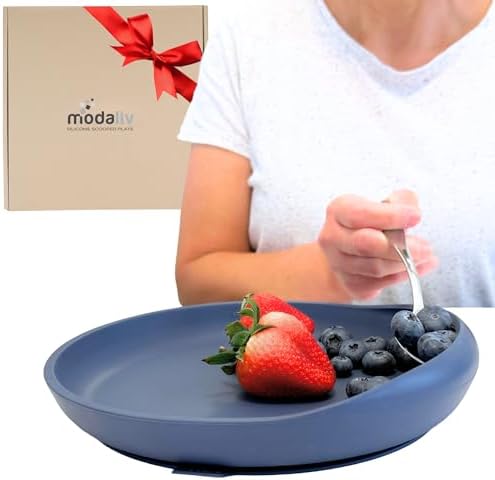 Amazon.com: Adult Size Silicone Scooper Plate Suction Base by Modaliv ...