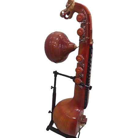 veena, sitar, guitar and tambura soft cushioned adjustable stand ...