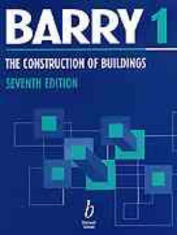 The Construction of Buildings, Volume 1: Barry, Robin: 9780632052615 ...
