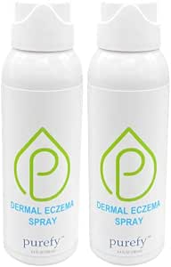 Amazon.com: PUREFY Dermal Eczema Airesol Spray (3.4oz, 2pk) Natural ...