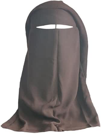 Niqab face veil 3 layer burka face veil muslim niqab for women khimar ...