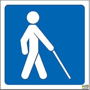 Low Vision Logo Safety Sign - Highlight Where Services or Assistance ...