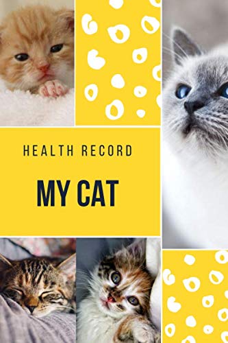 Health Record My CAT: Pet health record | Cat vaccination record book ...