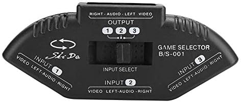 Amazon.com: Splitter Audio 3 in 1 Out Audio Video Splitter Black ...
