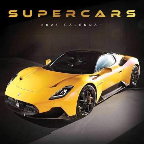 Supercars Wall Calendar 2025 (PFP) : Amazon.in: Office Products