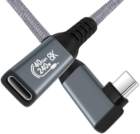 Amazon.com: WLGQ USB4/Thunderbolt 4 Active Extension Cable (0.65FT ...
