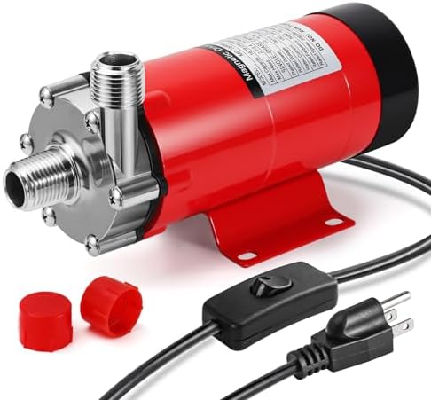 Amazon.com: MRbrew Wort Pump Brewing Pump With Switch Magnetic Beer ...