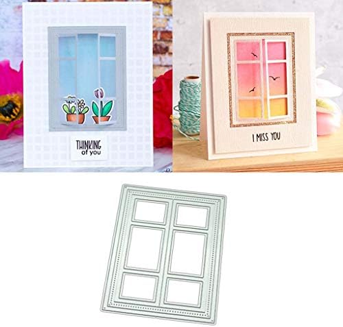 Amazon.com: Window Metal Die Cuts, Cutting Dies Cut Stencils for DIY ...