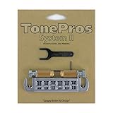 ・ブランド:Tone Pros・製造元:TonePros・モデル:AVT2G-C・製造元/メーカー部品番号:AVT2G-C・ラップアラウンドブリッジ ロッキングスタッド SS-1 付属