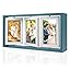 ZEEYUAN 6x4 Rotating Photo Frame Double Side-Display 6 Photos, Floating ...