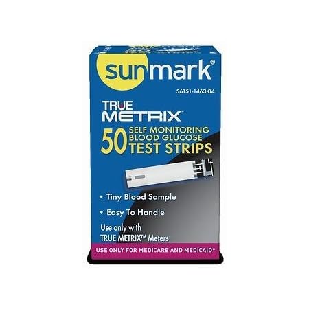 Amazon.com: TRUE METRIX Blood Glucose Test Strips, 50 Count : Health ...