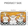 Amazon.com: Fat Chef Kitchen Rugs and Mats Non-Skid Washable Cushioned ...