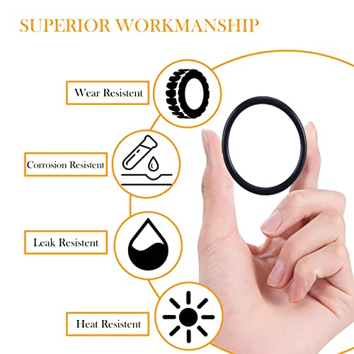 Snapklik.com : High Pressure Washer O Ring Kit, Replacement Rubber Ring ...