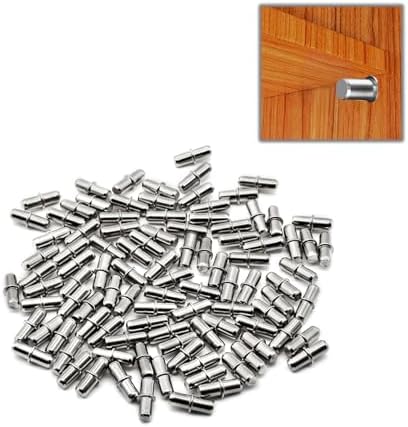 YMWALK 5mm Shelf Supports, Metal Cabinet Wardrobe Shelf Support Pegs ...