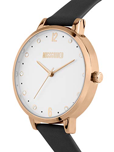 MISSGUIDED Analog White Dial Women's Watch-MG010BRG : Amazon.in: Fashion