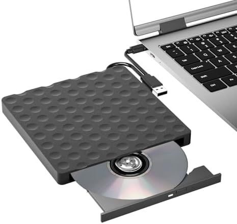 Amazon.com: External CD/DVD Drive for Laptop External DVD Drive, DVD ...