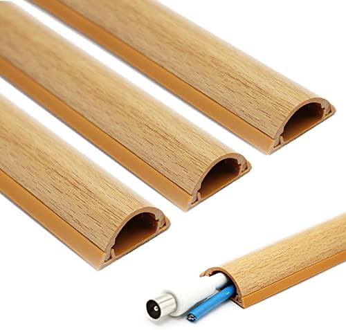 Wiring Cover, Wood Grain, For Floors, Cable Molding, Cord Hidden Cover ...