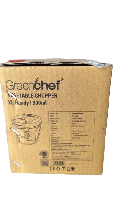 GREENCHEF Vegetable Chopper XL HANDY-900ML : Amazon.in: Home & Kitchen