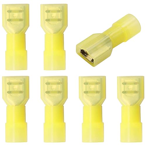 Snapklik.com : Smseace 100Pcs 12-10AWG Female Spade Connectors ...